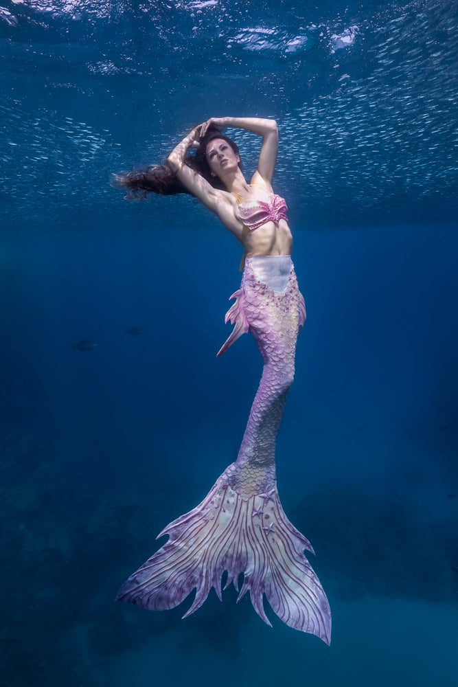 how to draw realistic mermaid