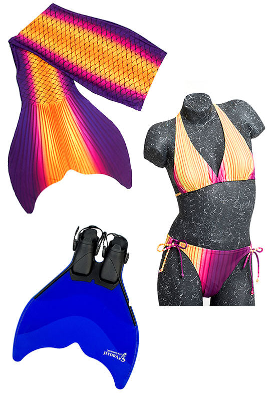 Mermaid Tail Sets (Monofin, Bikini and Tail Skin) – Mermaid Kat Shop